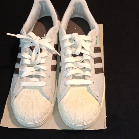 adidas | Shoes | Mens Adidas Hemp Shell Toe Sneakers In Tan And Brown ...